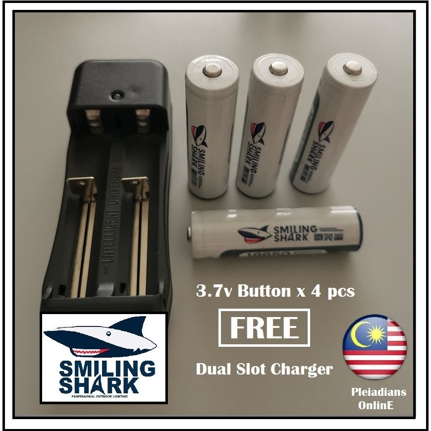 READY STOCK 18650 Battery 3.7V 2200 mAh Lithium Rechargeable Battery ...