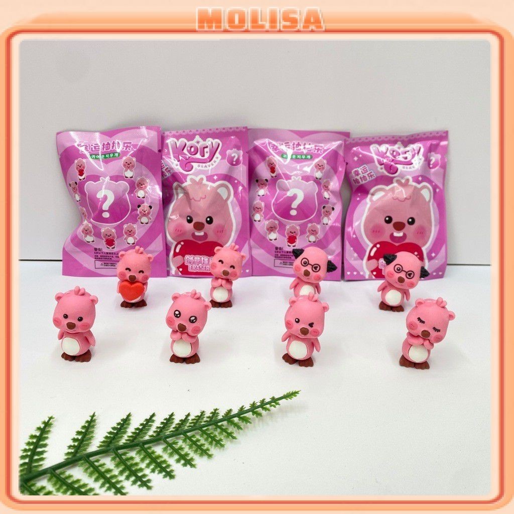 Cartoon Eraser Blind Bag Capybara Loopy Eraser Blind Bag Cute 3d Rubber ...