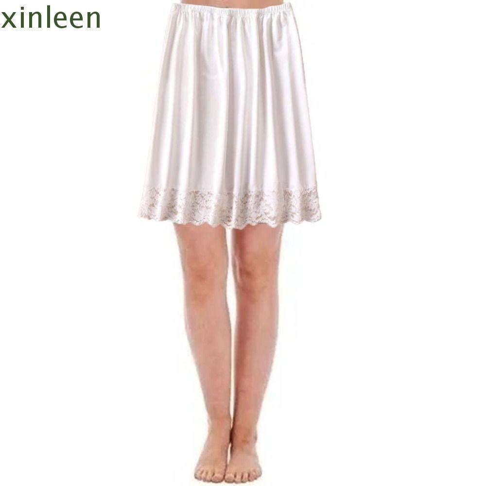 XINLEEN Safety Skirt Petticoat, Half Length Innerwear Women's Dress ...