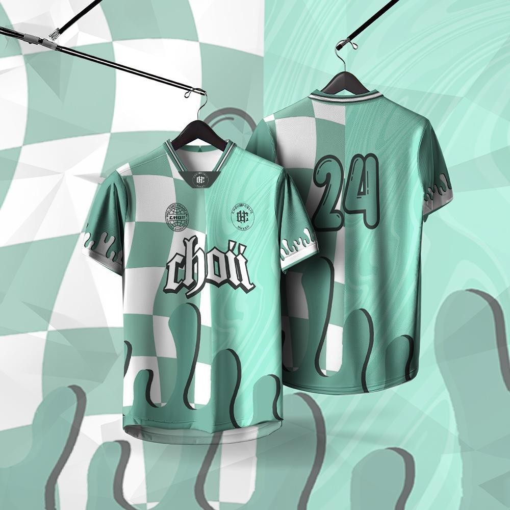 Choii Baju Jersey Retro Collar Jersey Summer Jersey Bola Football ...