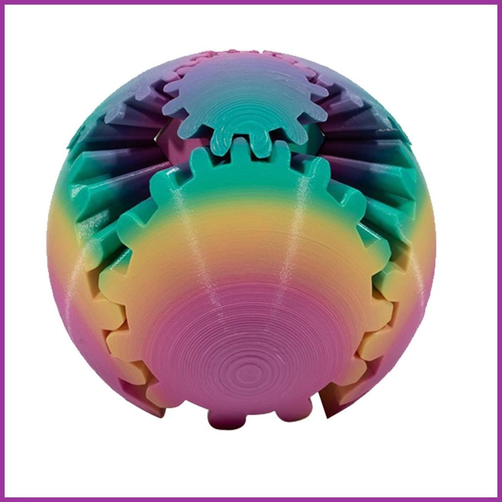 Gear Ball Toy Gear Ball 3D Printed Gear Ball Fidget Toy Gear Ball ...