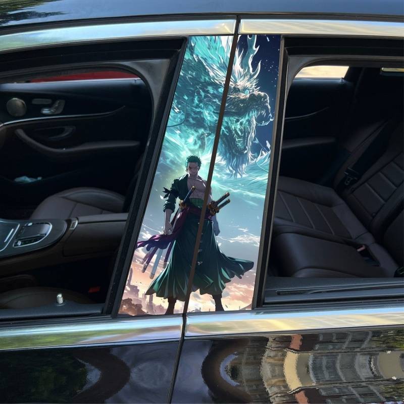 {Ready Stock} Car B Column Decorative Sticker Personalized Creative B ...