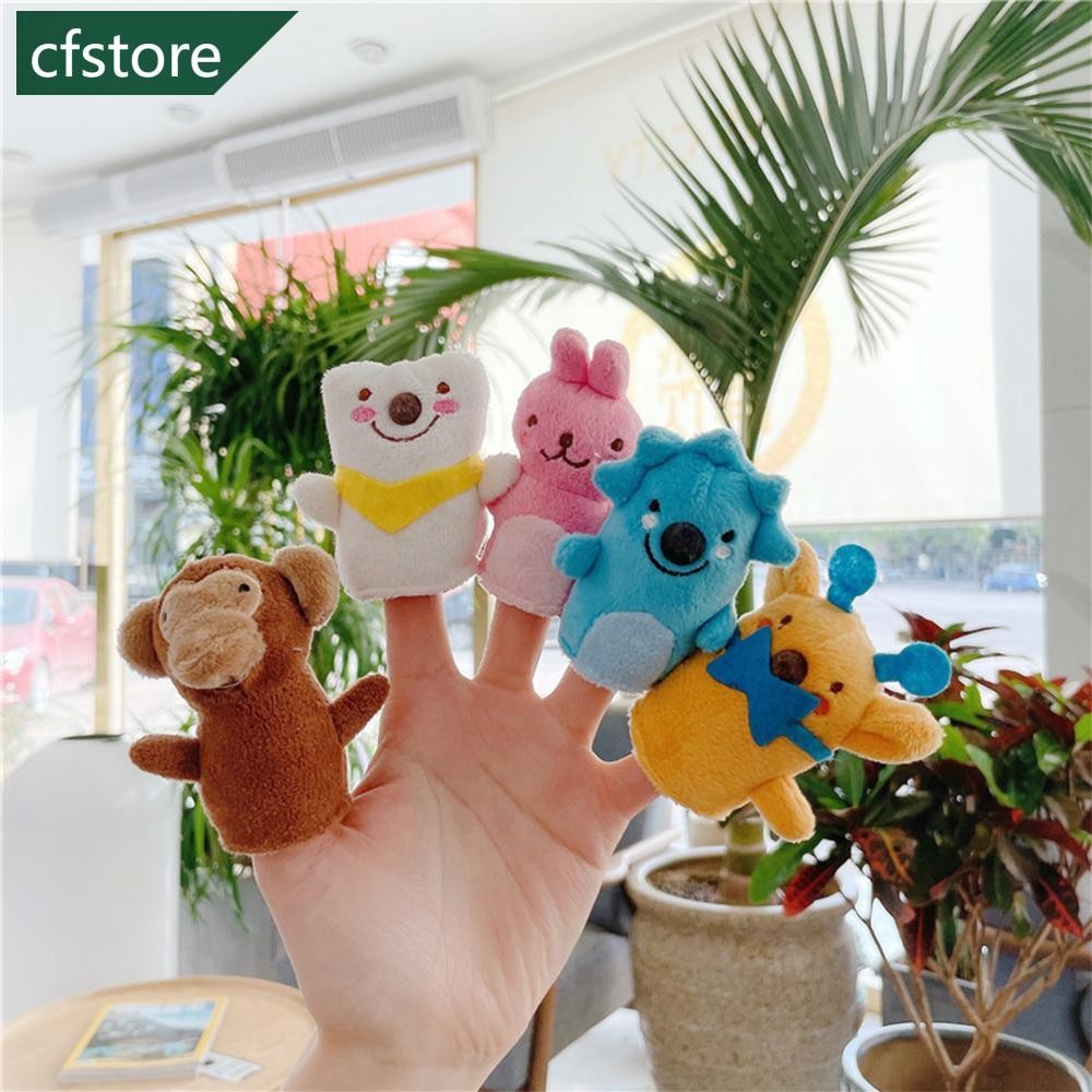 CFSTORE 7cm Finger Puppets Baby Mini Animals Educational Hand Cartoon ...