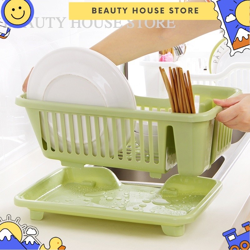 (Beauty) Simple and Minimalist Dish Rack, Modern, Water Drainer. Dish ...