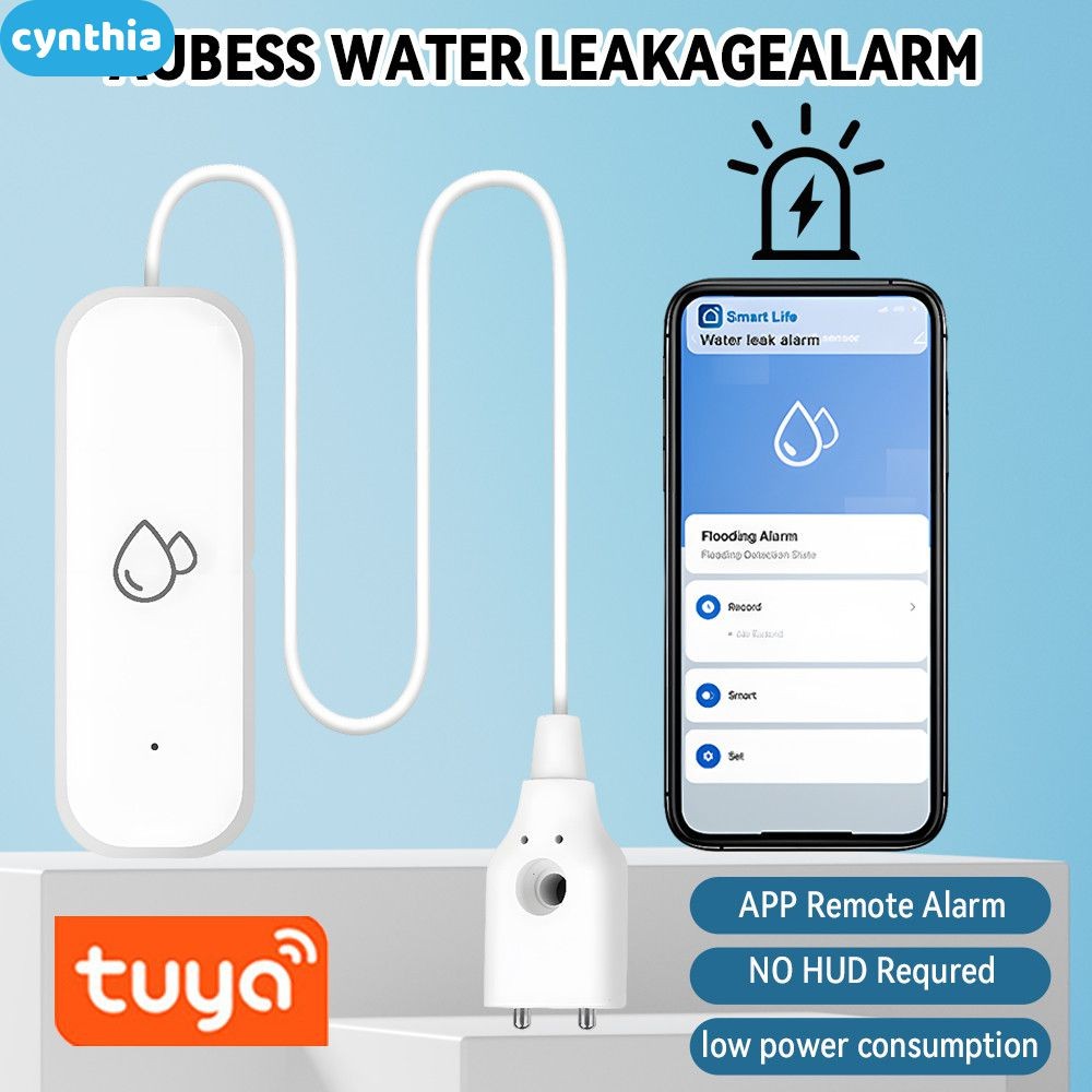 Tuya Smart Wifi Water Leak Sensor Flooding Detector Smart Life App ...