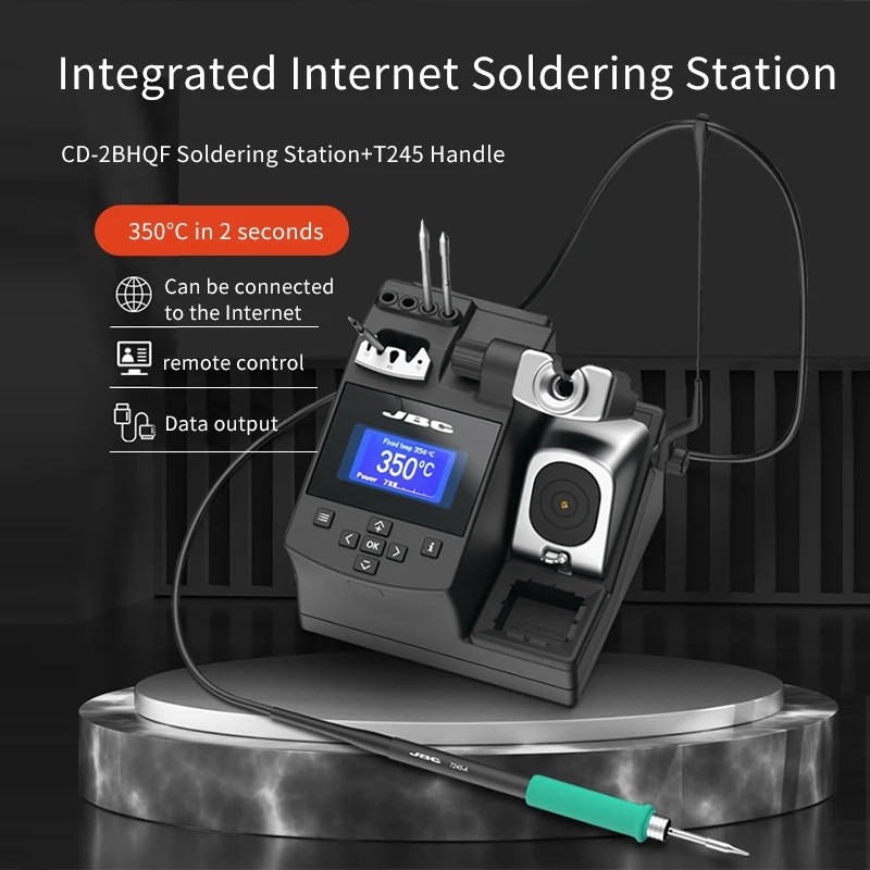 Soldering Iron JBC CD-2SHQF T210-A English Version. (New Pages Plus Head Match With Bend One ...