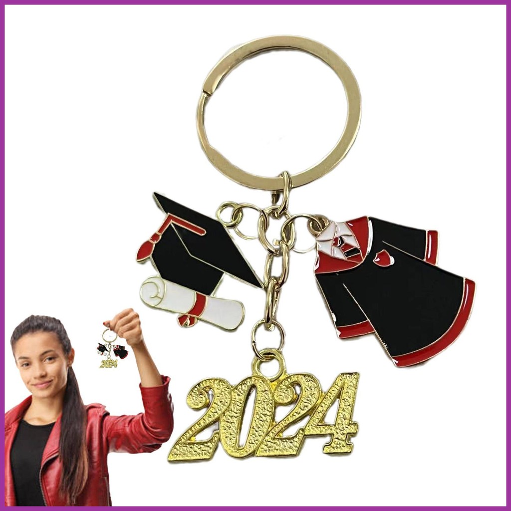 2024 Graduation Keychain Metal Class of 2024 Keychain 2024 Senior ...
