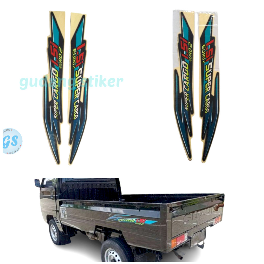 Striping Car Sticker Pick Up Suzuki Carry/Futura 1.5 1500 Cc Super ...