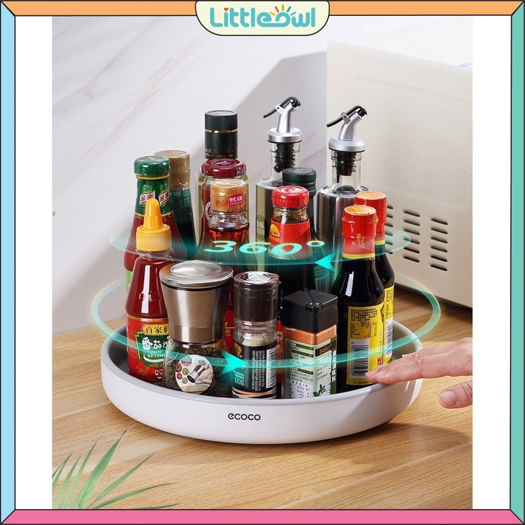 Muji Smooth Rotation 360° Turntable Storage Tray Sauce | Shopee Malaysia