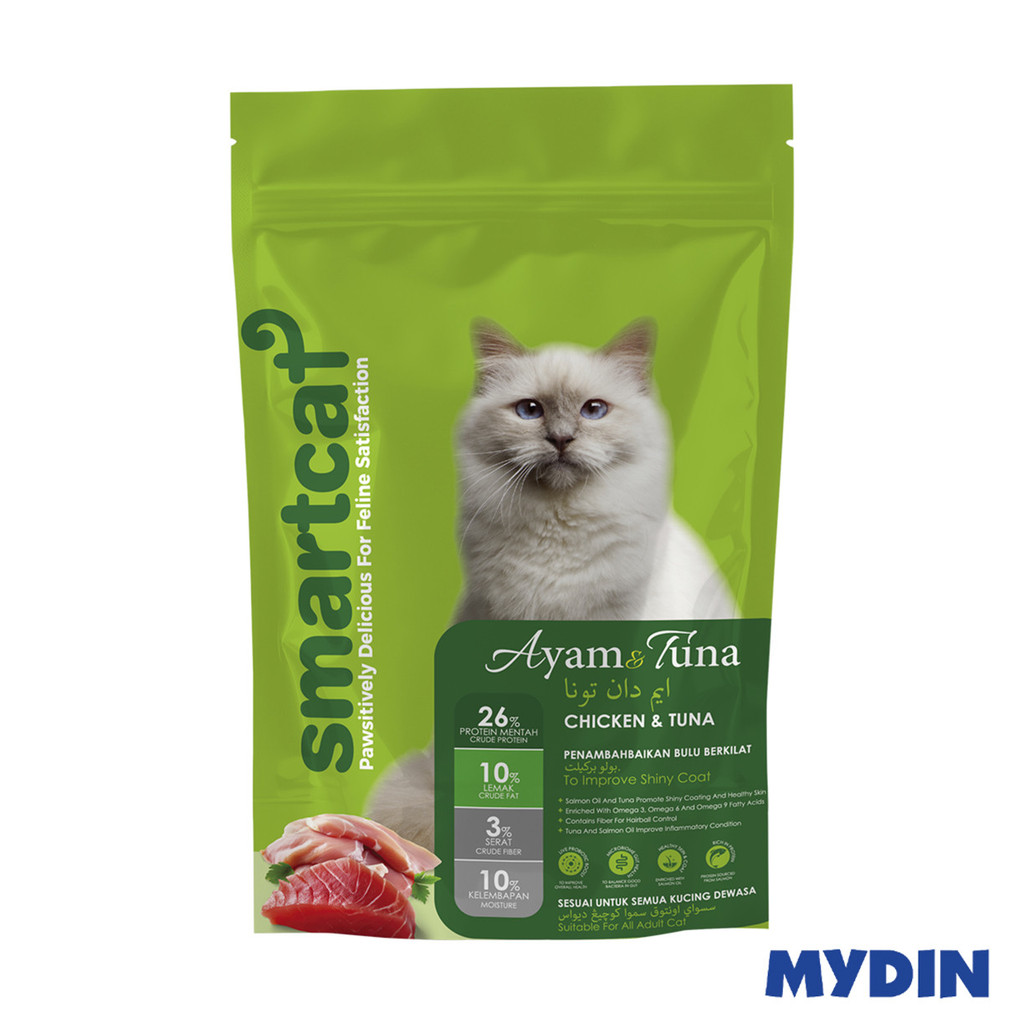 Smartcat Cat Food Dry Adult (1kg) - 3 Flavours | Shopee Malaysia