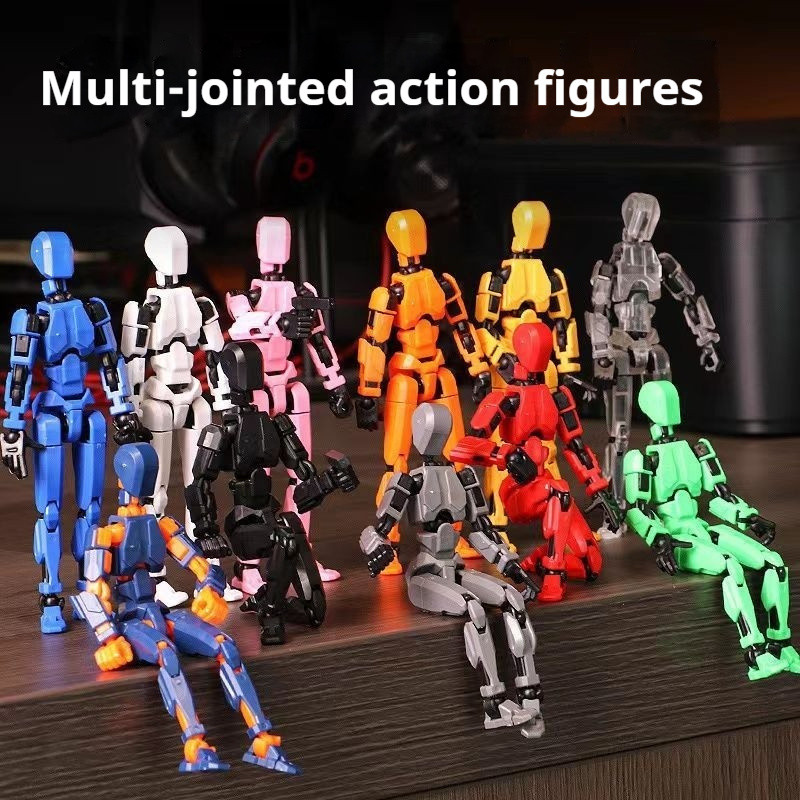 New Style 3D Printing Figure Multi-Joint Movable Figure Movable Robot ...