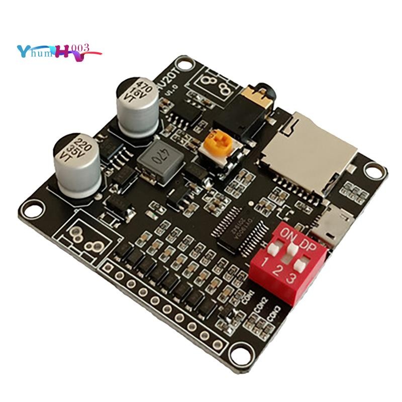 DY-HV20T Voice Playback Module 12V/24V Power Supply 10W/20W Amplifier ...