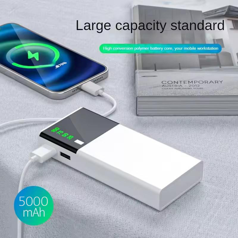 (For Gift) Power Bank 5000mAh Powerbank portable charger external ...