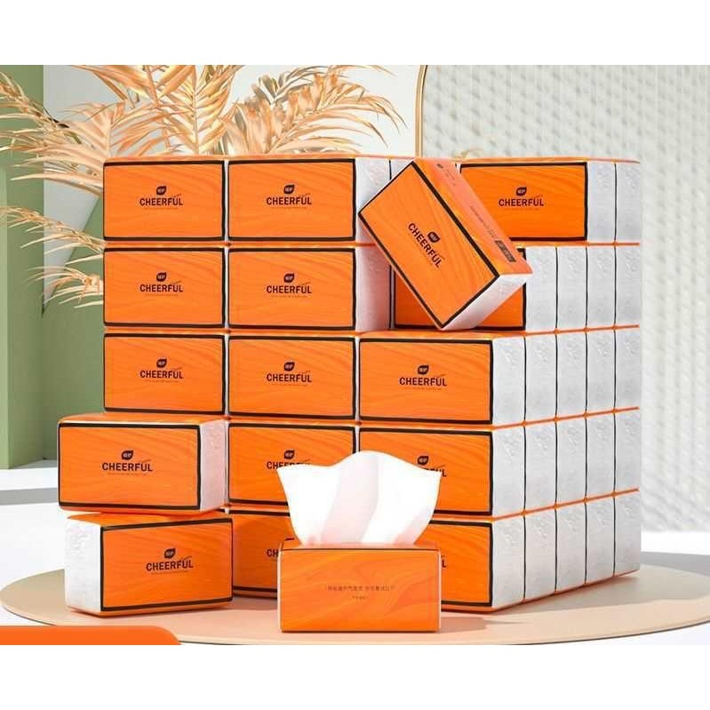 CHEERFUL tissue facial tissue pocket tissue Botare Air-Cushion Face ...