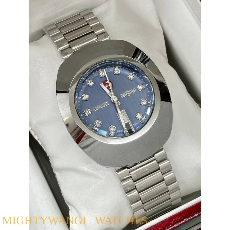 100% original Rado Diastar stainless steel jam tangan Lelaki Automatik ...