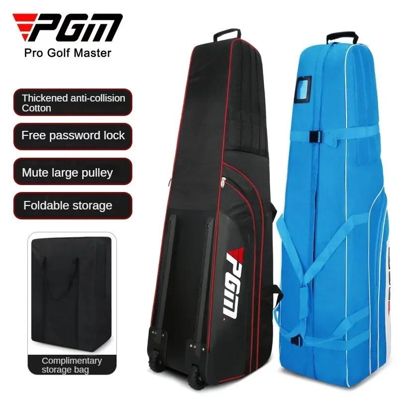 PGM Lightweight Foldable Golf Bag Travel Plane Caddy Bags With Wheel ...