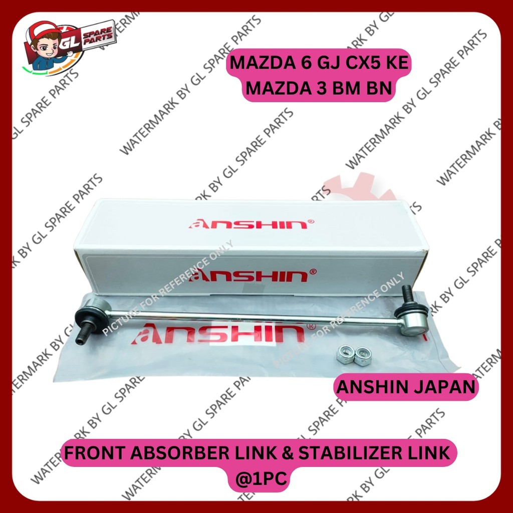 (ANSHIN JAPAN) FRONT STABILIZER LINK & ABSORBER LINK MAZDA 6 GJ MAZDA ...