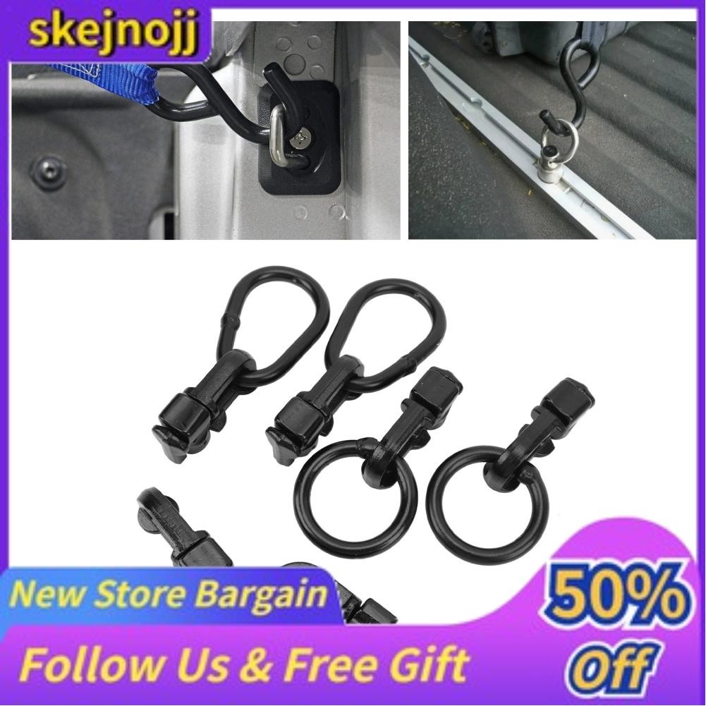 Skejnojj L Track Fitting with O Ring Carbon Steel Anodized Black Tie ...