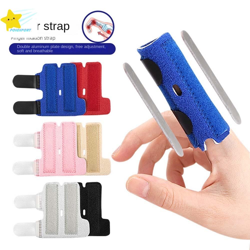 POLOSPORT Finger Splint, Thumb Injury Straightening Fixed Finger Cots ...