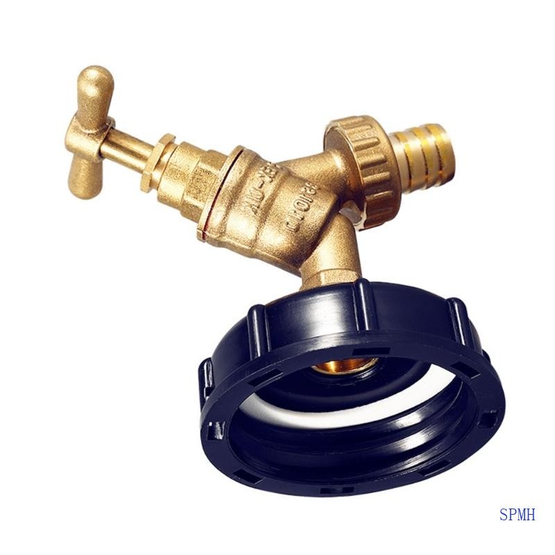 SUP IBC Tanks Adapter IBC Tanks Drain Adapter Brass Garden Tap 1 2 Hose ...