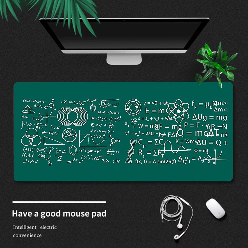 Mathematical Physics Formula Student Mouse Pad Oversized Xueba Desk Pad ...