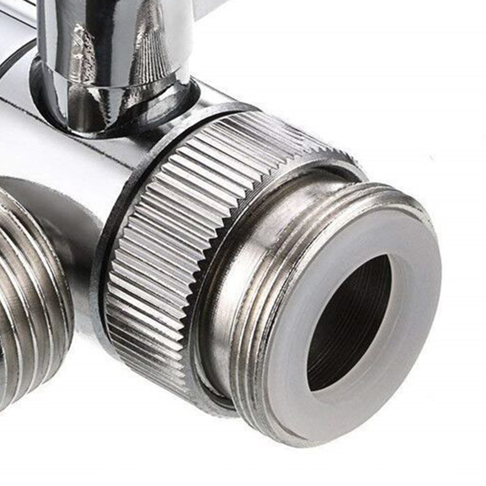 3 Way Sink Splitter Diverter Valve Copper Faucet Valve for Shower/Sink ...