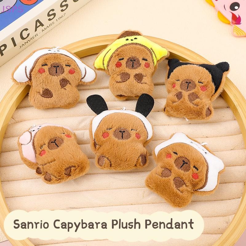 JSPS Kawaii Hello Kitty Capibara Plush Pendant Sanrio Pochacco Kuromi ...