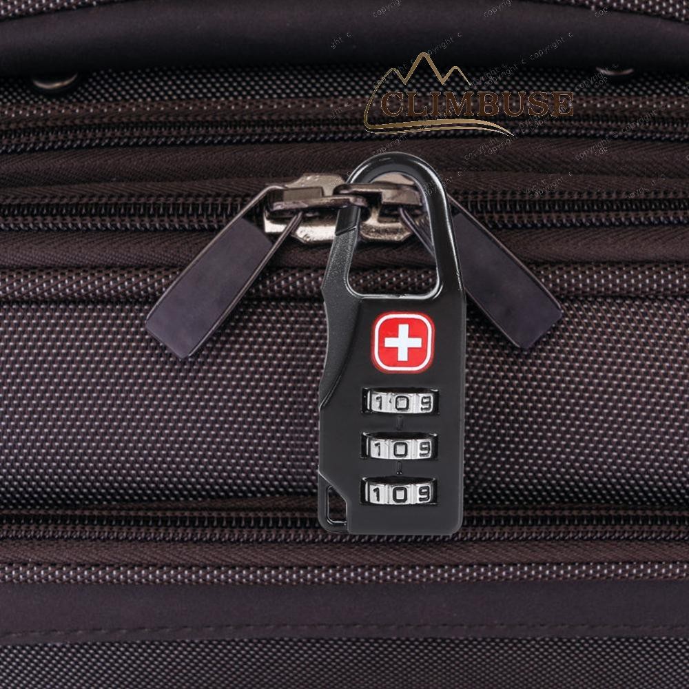 Travel Safe Lock 3 Dial Number Code Password Combination Padlock for ...