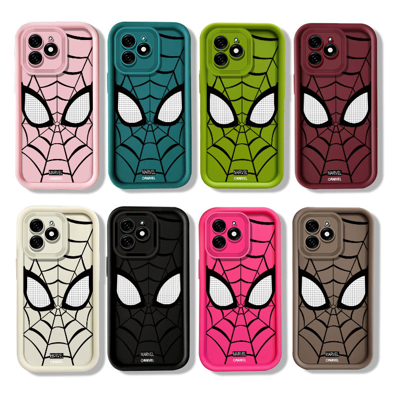 Cool Spiderman mask case for Realme 10 7i C17 C21 C33 C55 N55 C1 C11 ...