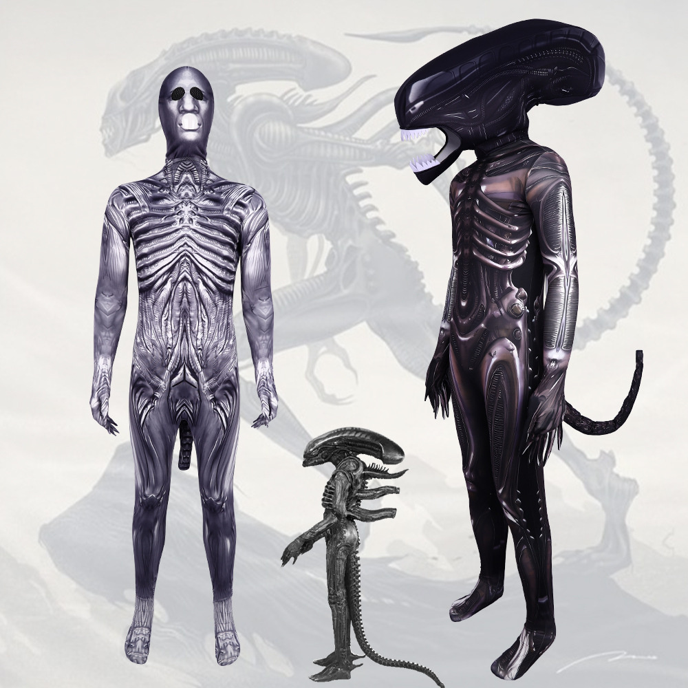 Hs Halloween Cross-Border Alien Romulus Movie cosplay Costume Alien ...