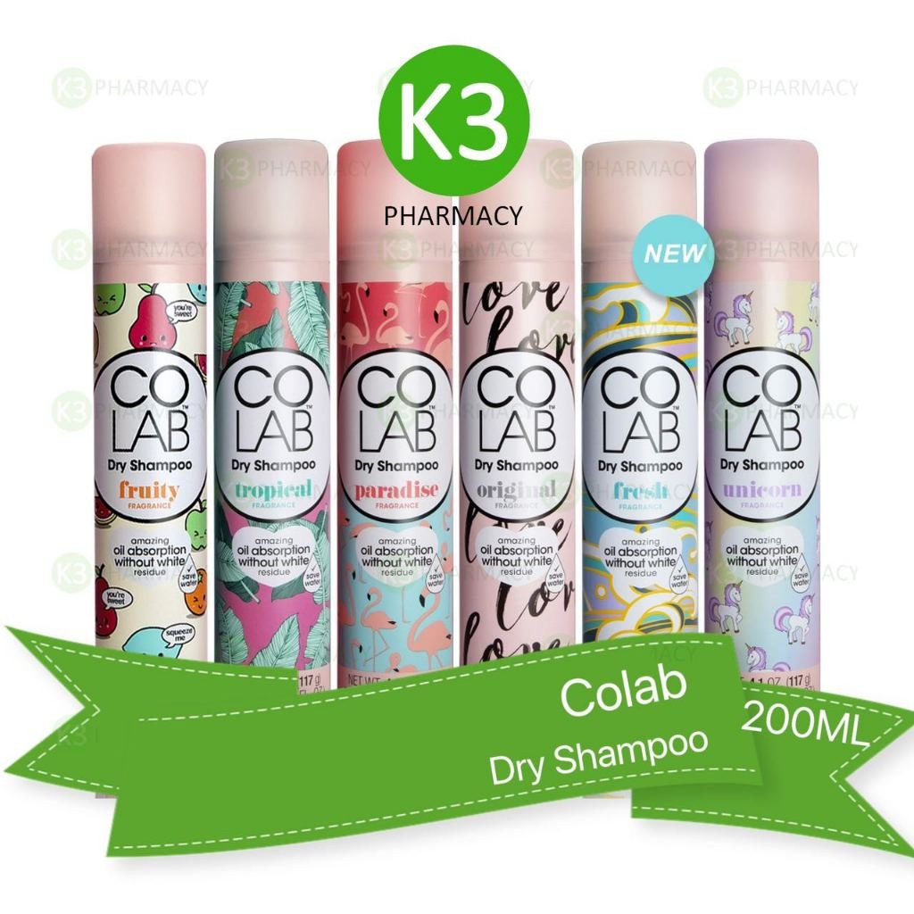 Colab Dry Shampoo Spray (200ML) | Shopee Malaysia