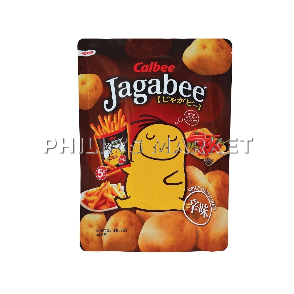 Calbee Jagabee Spicy Pouch Potato Sticks (5 x 17g) | Shopee Malaysia