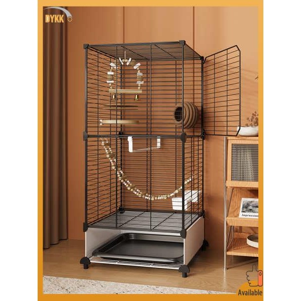 hamster cage large hamster house Sangkar burung isi rumah besar kulit ...