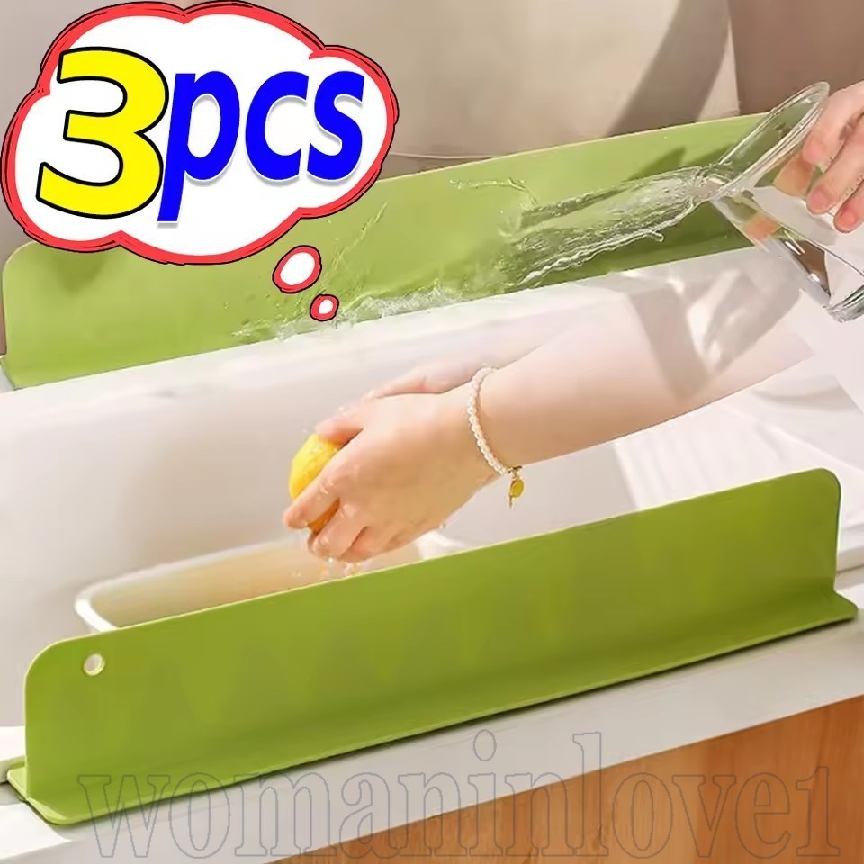 Kitchen Sink Water Splash Guard - Waterproof Splatter Plate - Reusable ...