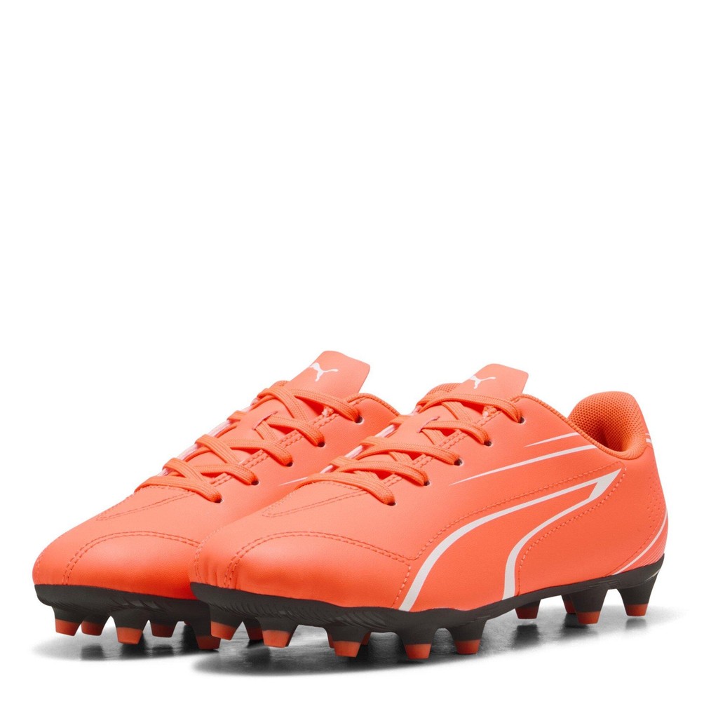 Puma Junior Boys VITORIA Juniors Firm Ground Football Boots (Merah ...