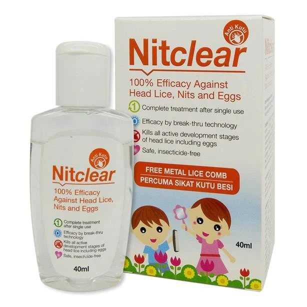 NITCLEAR ANTI-LICE SHAMPOO 40ML (EXP 07/2026) | Shopee Malaysia