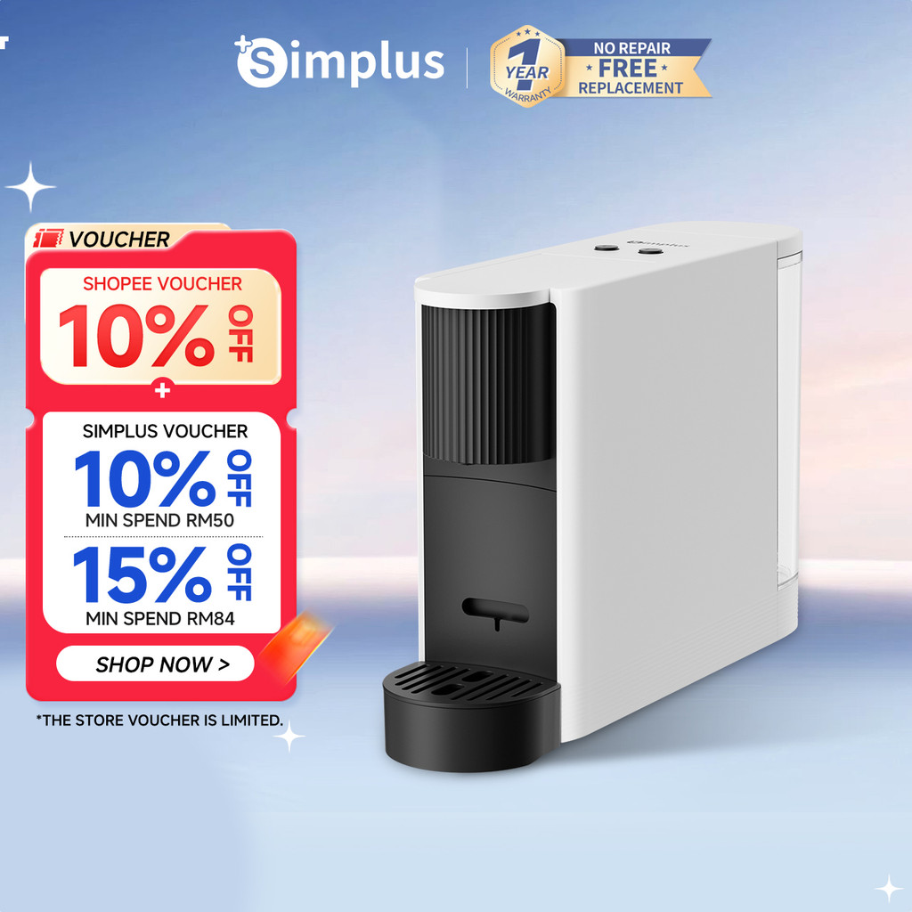 Simplus Extraction Compact Design Espresso Capsule Coffee Maker (30 ...