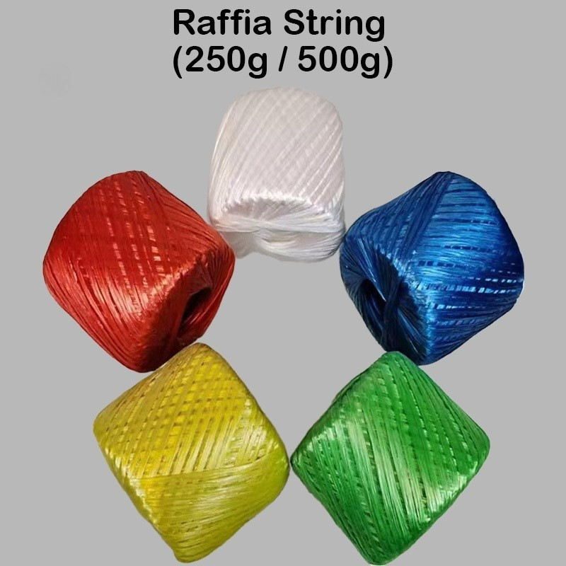 Raffia String / Plastic String / Rope / Tali Rafia Plastik (White ...