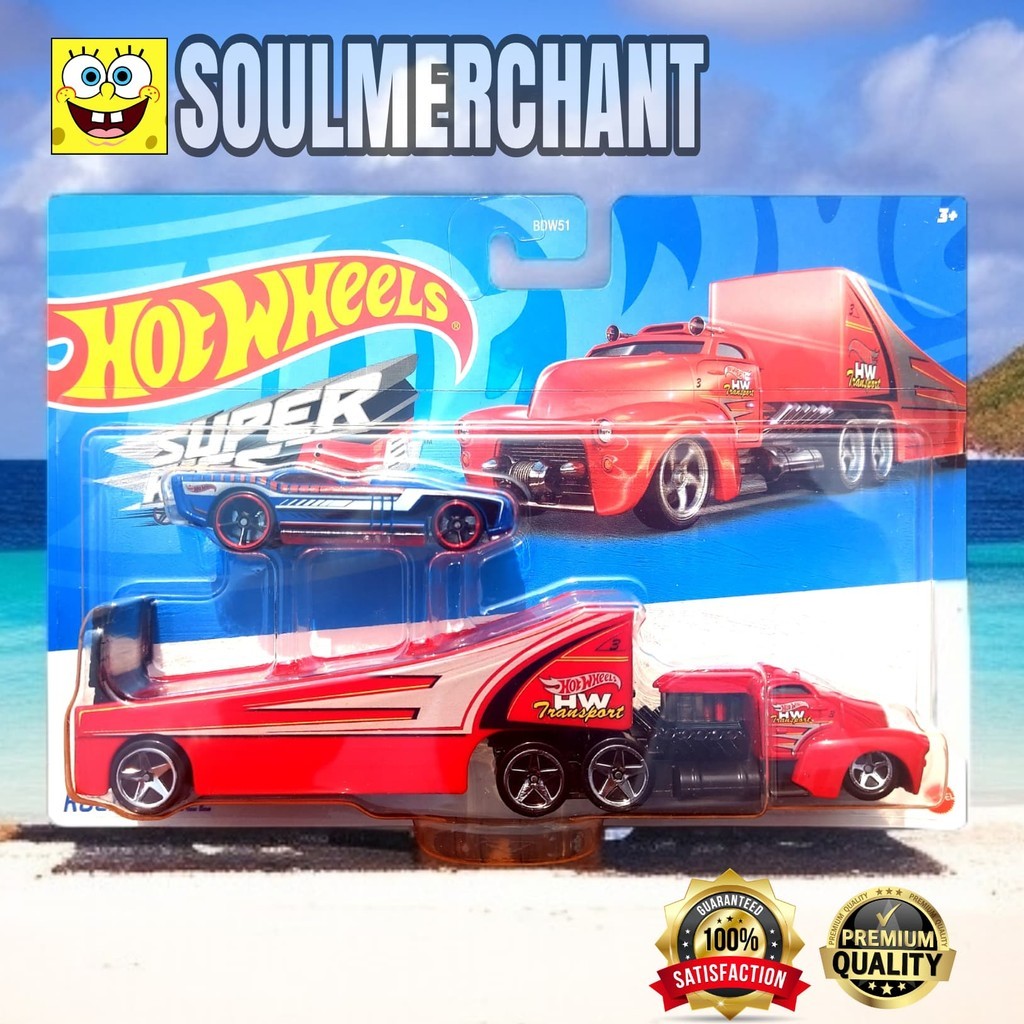 Hot Wheels Super Rigs Rock n Race with Govner Diecast Truck Race Car ...