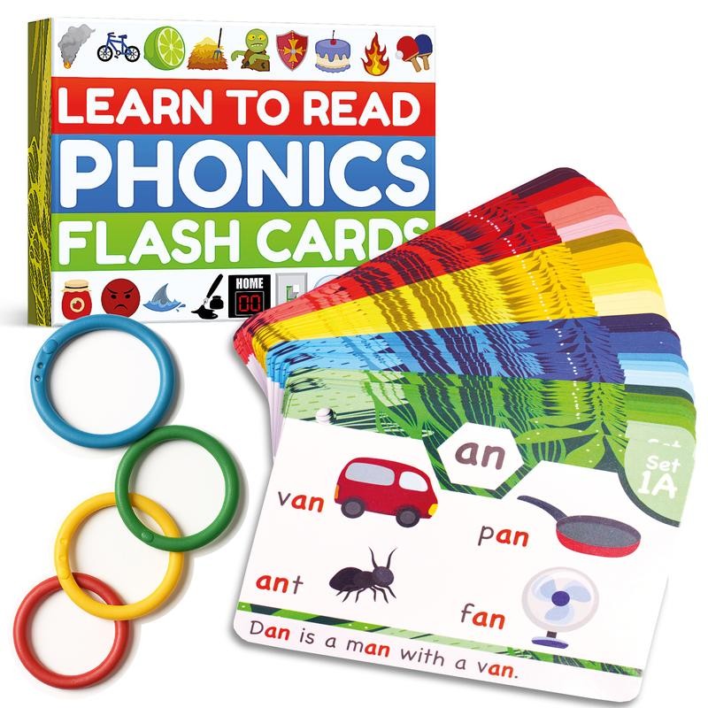 Bambino Tree Phonics Flash Cards - Learn to Read Phonics with Color ...