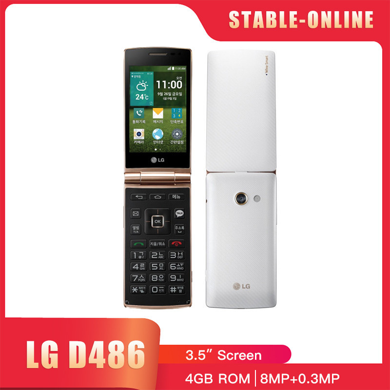 Original LG Wine Smart D486 4G Mobile Phone 3.5'' 1GB RAM 4GB ROM 8MP+0.3MP WiFi GPS Snapdragon ...