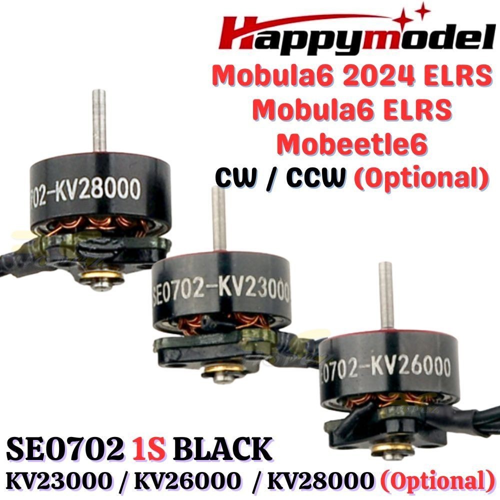 Happymodel SE0702 23000/26000/28000KV 1S 1.0mm Shalf Brushless Motor ...