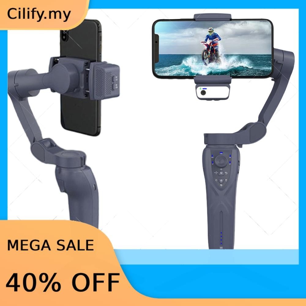 AI Face Tracking Smartphone Gimbal Stabilizer 3-Axis Phone Gimbal with ...