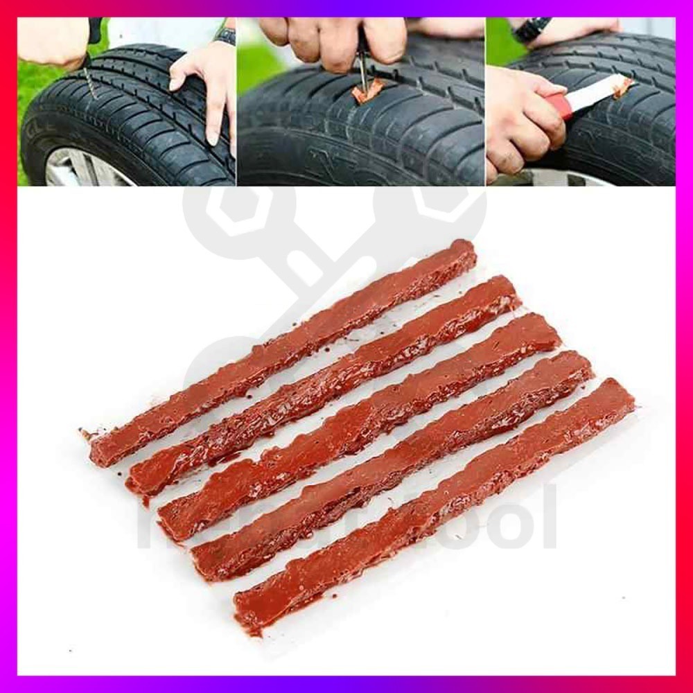 5pcs 4" Self Vulcanizing Tubeless Tire Tyre Repair Seal Strip Repair ...