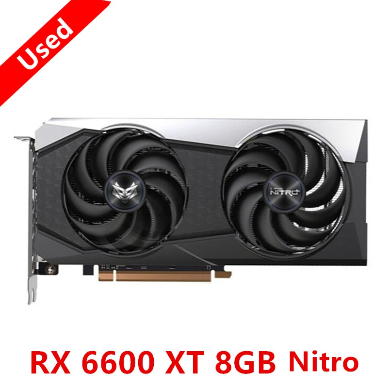 Used MSI RX 6600 XT 6600XT 8G 8GB GDDDR6 AMD Graphic Graphics Card ...