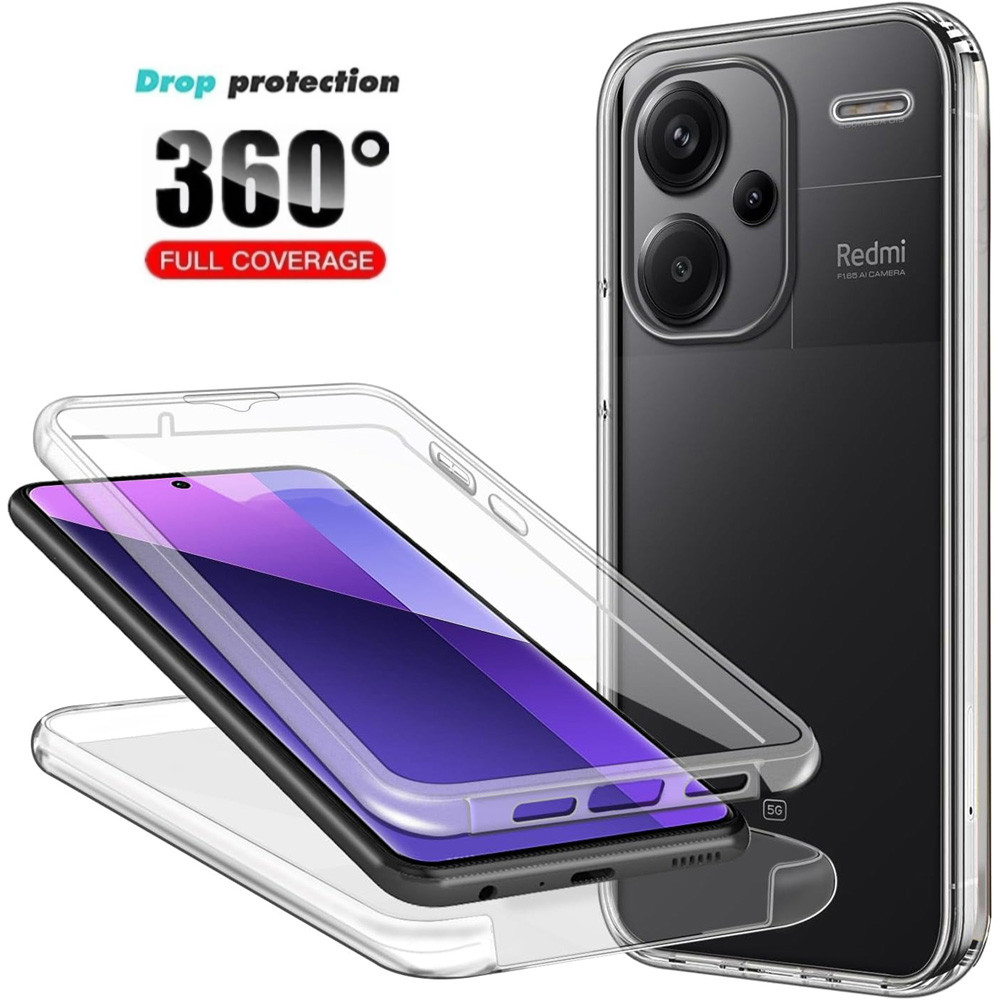 360 Full Protection Phone Case for Xiaomi Redmi Note 13 Pro+ Redmi13 ...