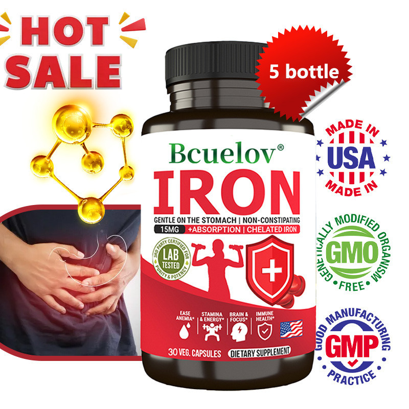Iron Supplement for Red Blood Cell Formation, Heart, Brain and Immune ...