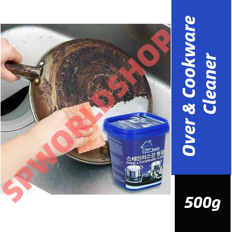 Oven and Cookware Cleaner 500g Rust Oil Grease Stainless Steel Pencuci ...