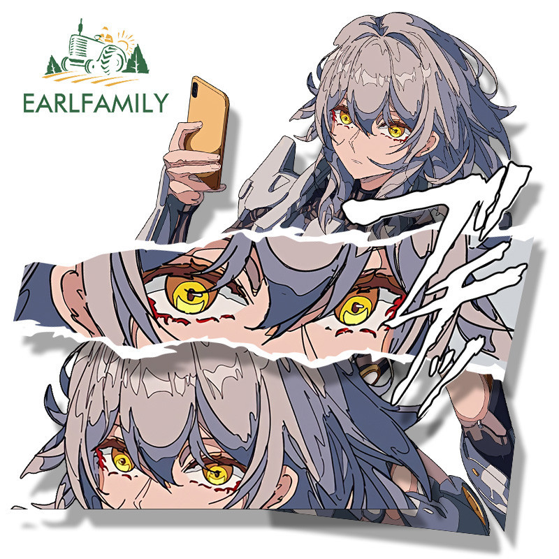 EARLFAMILY 13cm Honkai Star Rail Stelle Fanart Car Sticker Chibi Big ...
