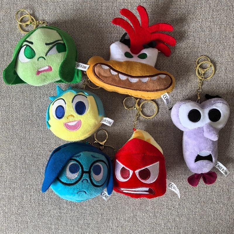 New Inside Out 2 Plush Pendant Anxiety Doll Cute Joy Fear Anger Disgust ...